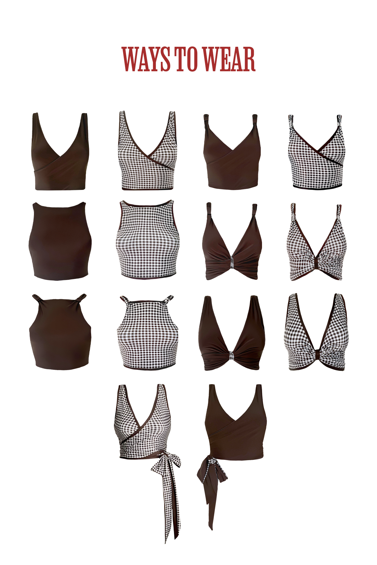 Baiia Reversible Bikini Wrap Tops - Supportive & Size Inclusive – Baiia ...